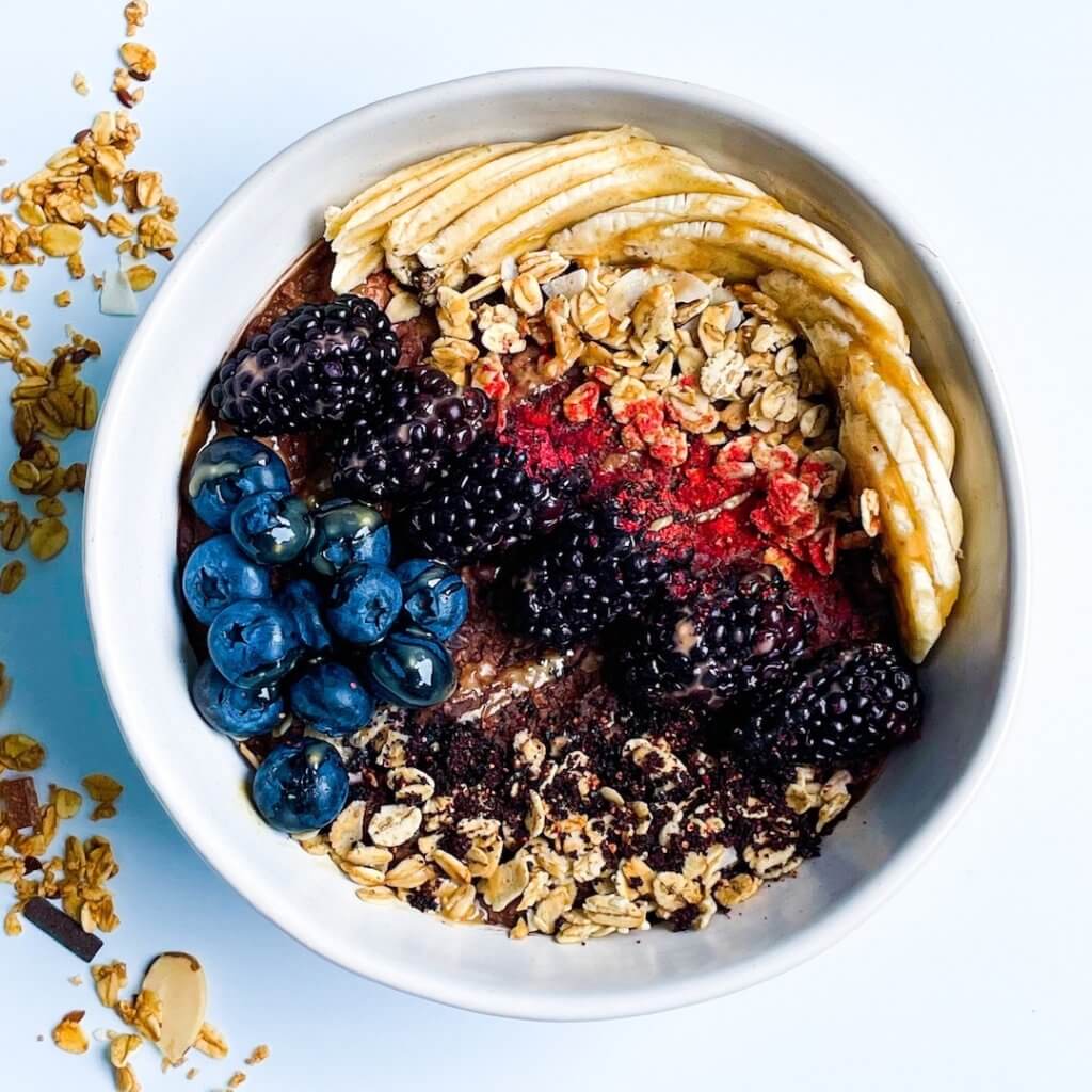 Vanilla berry wellness bowl | Nourish plant-based living