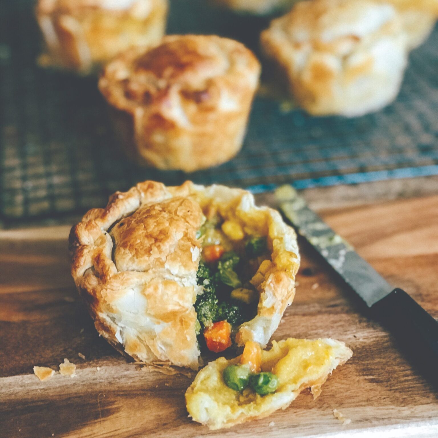 Vegetable curry pies | Nourish plant-based living