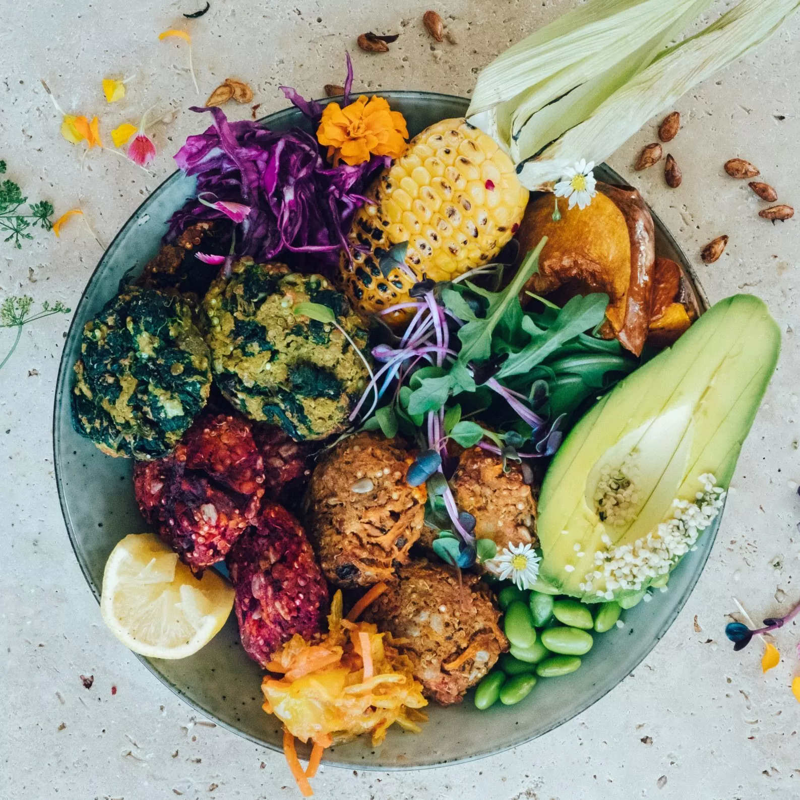 Traffic light veggie patties | Nourish plant-based living